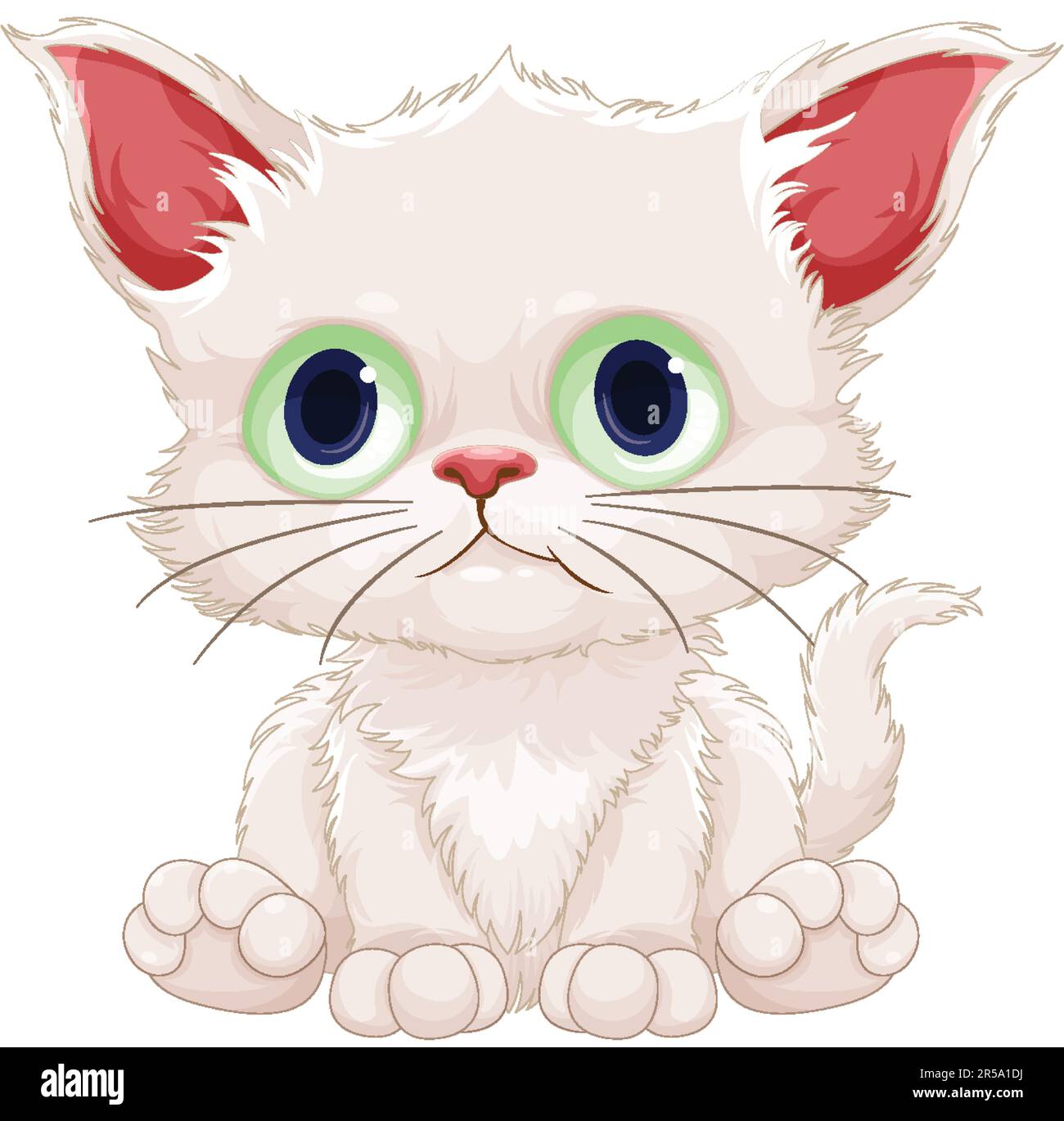 Cute cat cartoon character illustration Stock Vector Image & Art - Alamy