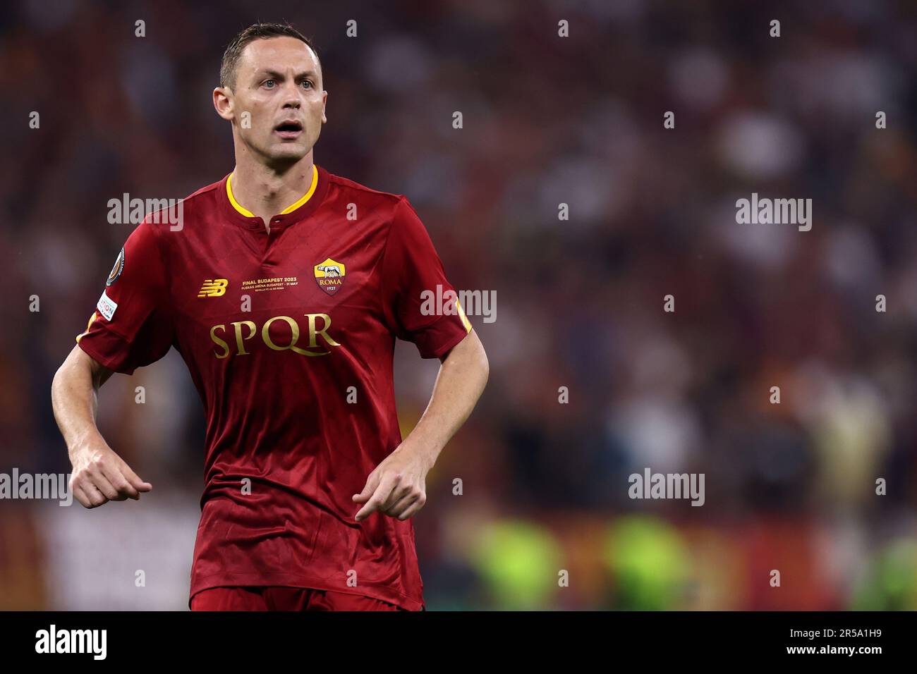 Nemanja Matic of As Roma looks on during the UEFA Europa League final ...