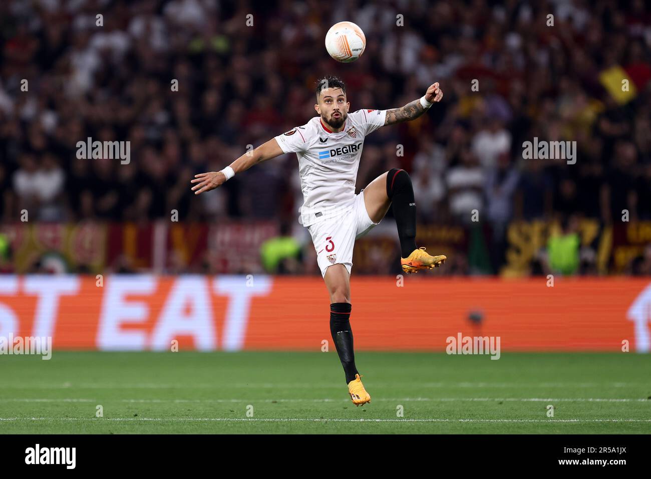 Alex Telles of Sevilla FC in action during the UEFA Europa League final ...