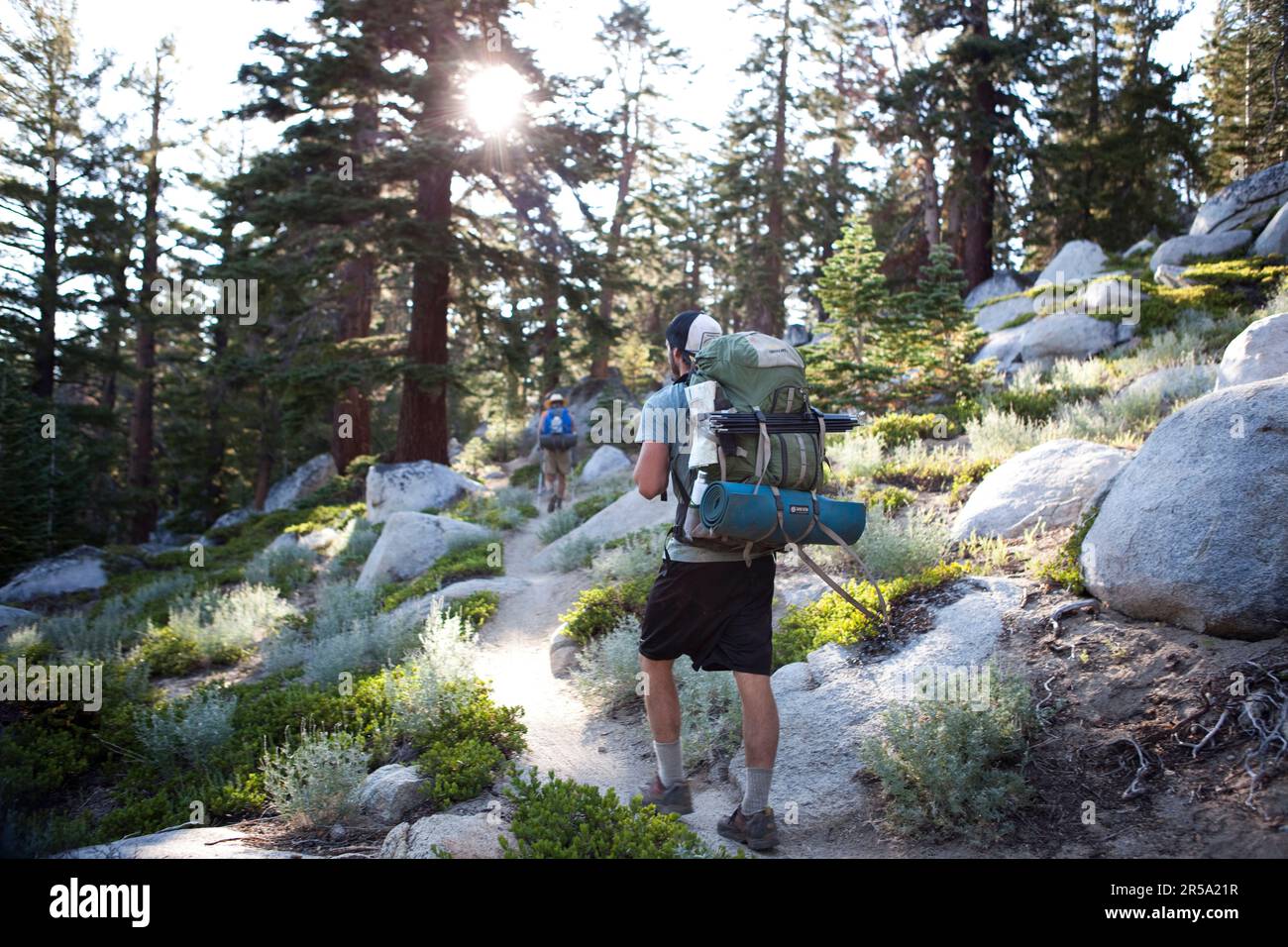 Hiking the Tahoe Rim Trail Stock Photo - Alamy
