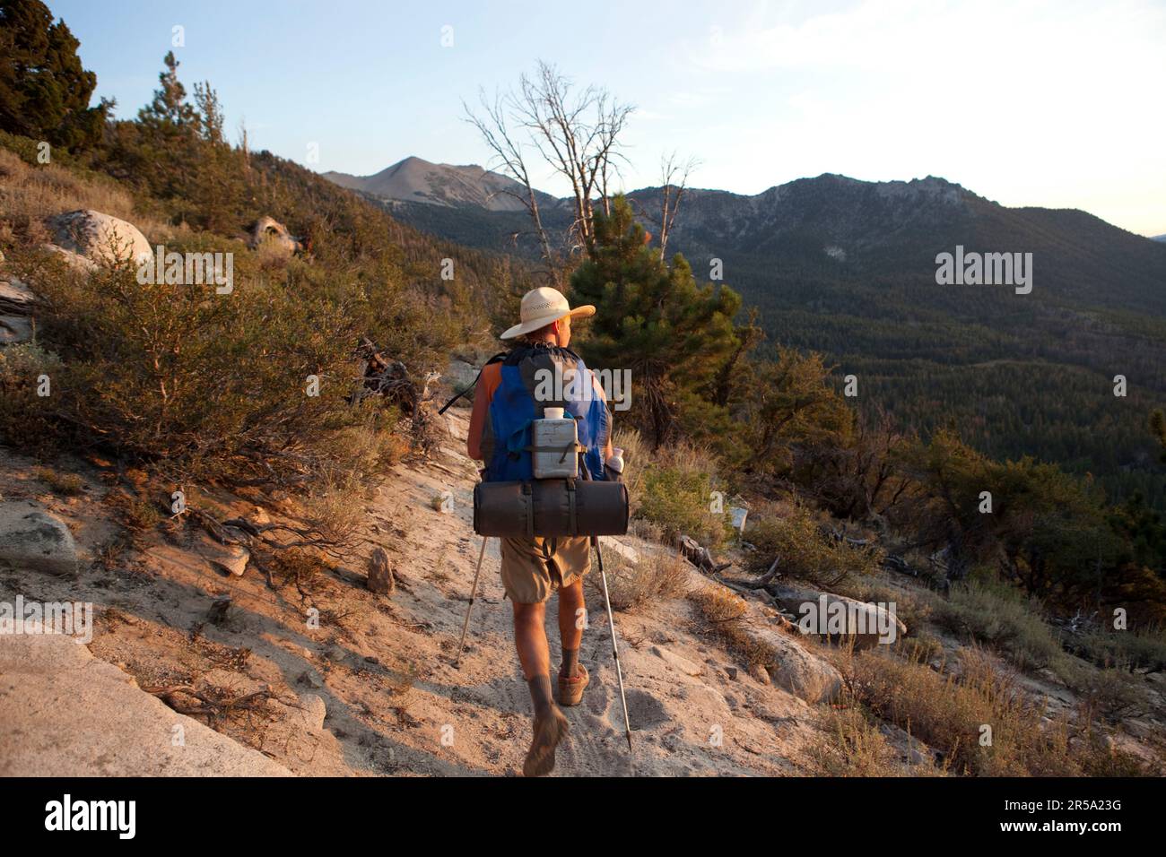 Hiking the Tahoe Rim Trail Stock Photo - Alamy
