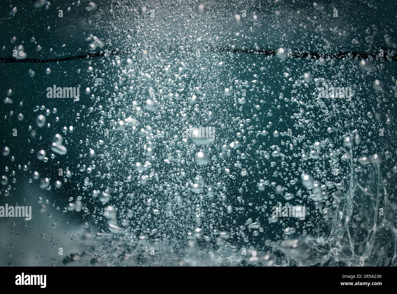 Underwater image of bubbles in a pool Stock Photo - Alamy