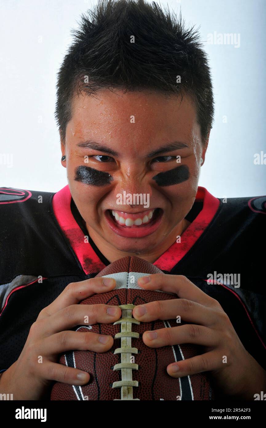 Female Pro Football Player Stock Photo - Alamy