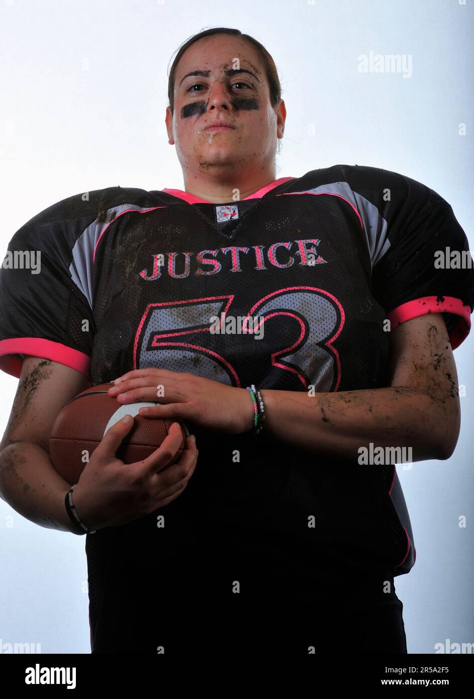 Female Pro Football Player Stock Photo - Alamy