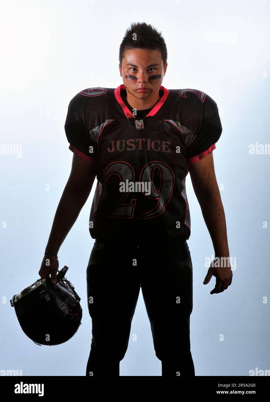 Female Pro Football Player Stock Photo - Alamy