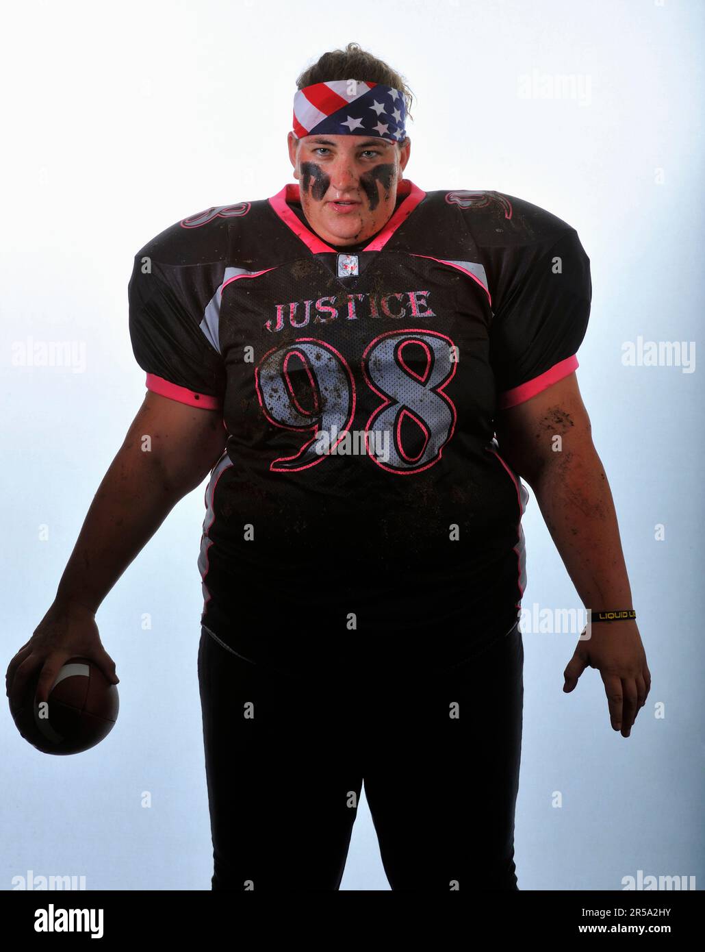 Female Pro Football Player Stock Photo - Alamy