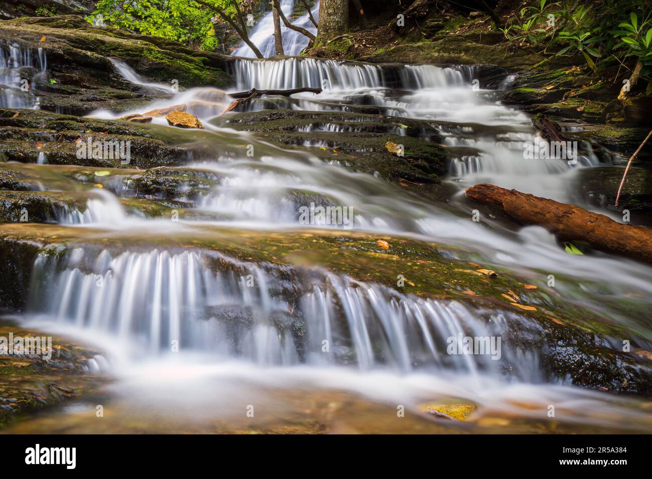 A Cascade at Hanging Rock Stock Photo - Alamy