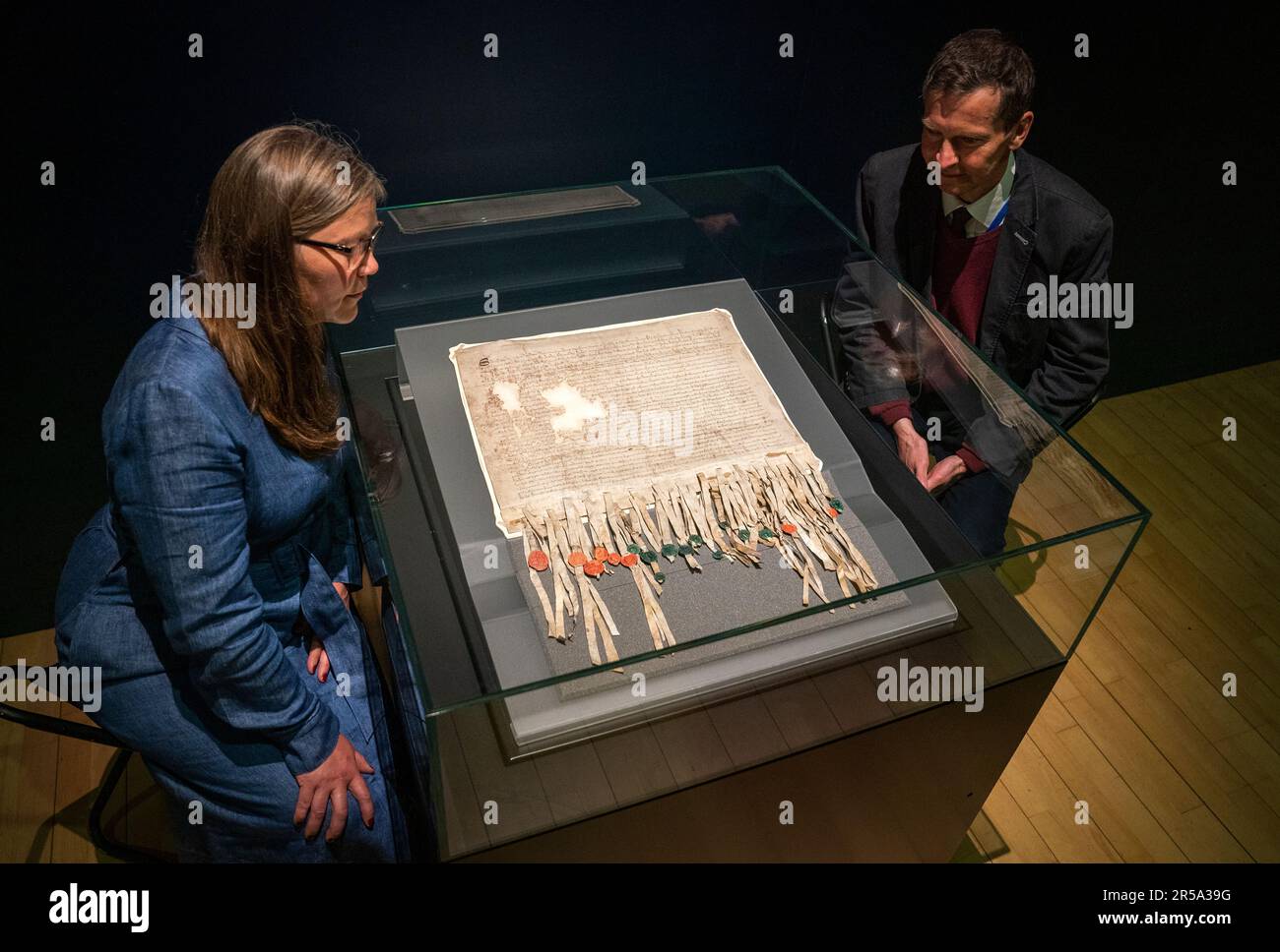 Senior Curator of Medieval Archaeology Alice Blackwell and Head of ...