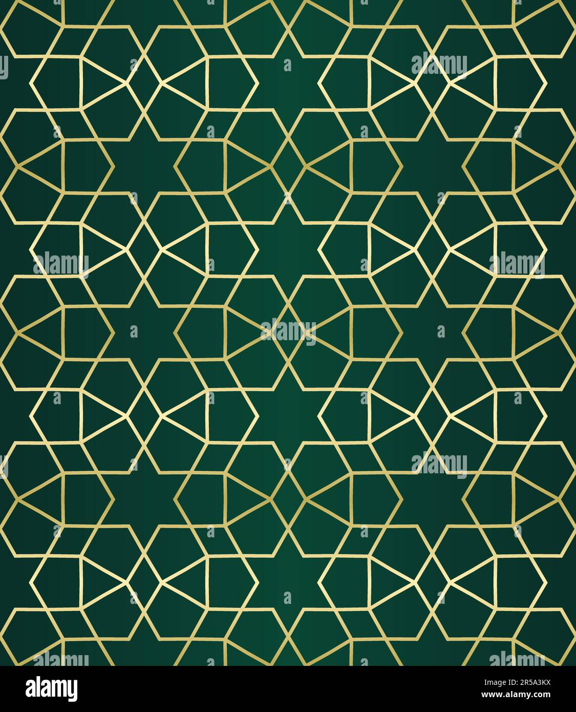 Dark Green Islamic Background Design