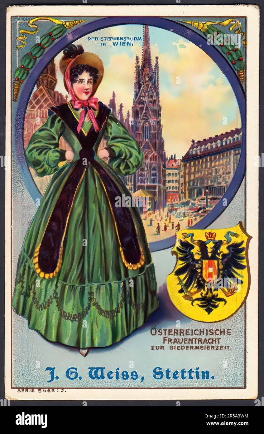 Lady in advertising vintage hi-res stock photography and images - Alamy