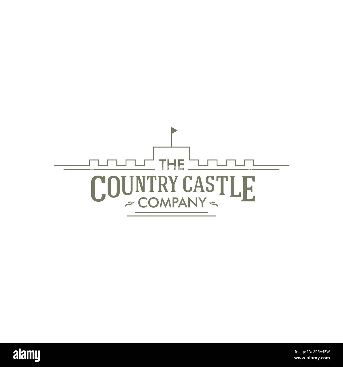 View castle tower town Stock Vector Images - Alamy