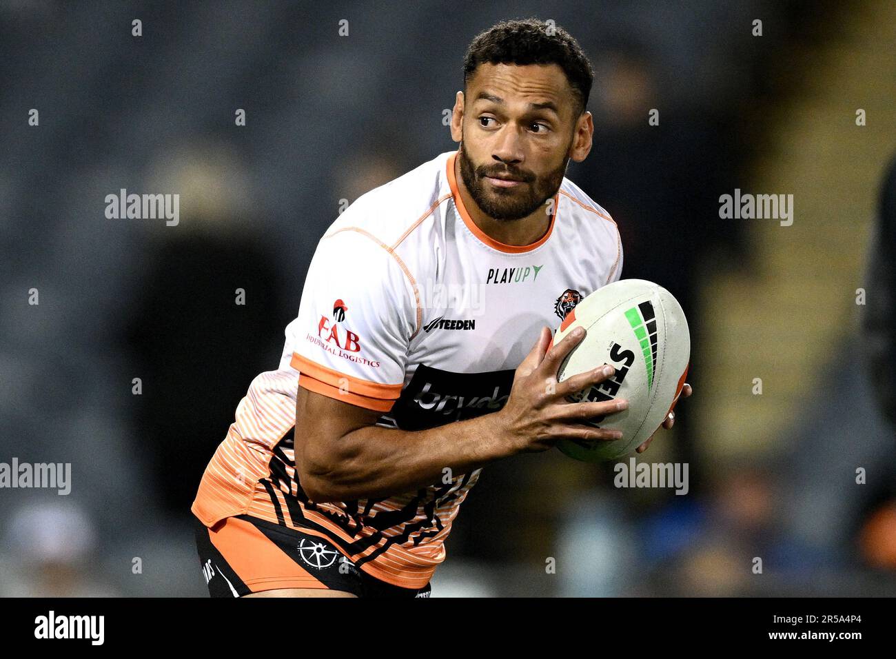 Sydney, Australia. 02nd June, 2023. Api Koroisau of the Tigers during ...