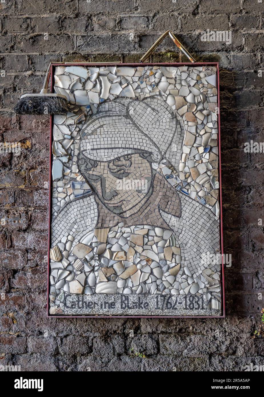 William Blake mosaics reproducing his famous historical paintings in ...