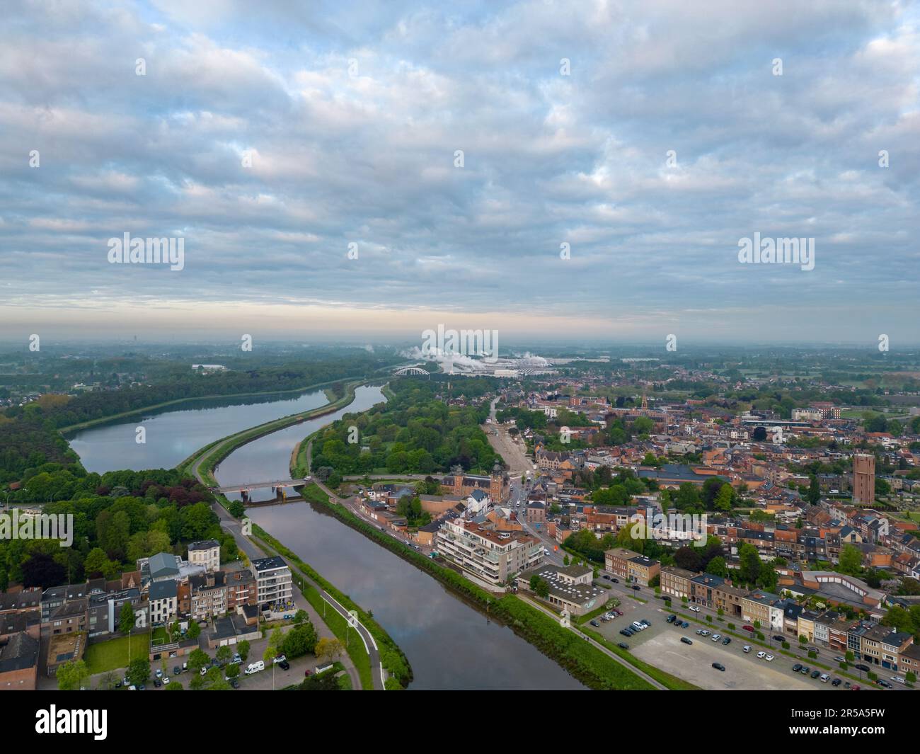 Duffel, Antwerp, Belgium, 17th of May, 2023, The village of Duffel, in ...