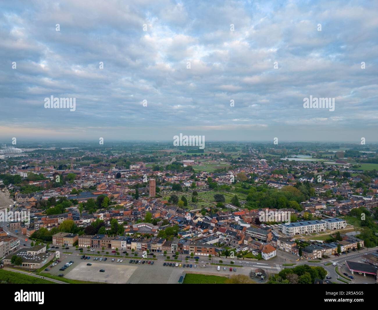 Duffel, Antwerp, Belgium, 17th of May, 2023, The village of Duffel, in ...