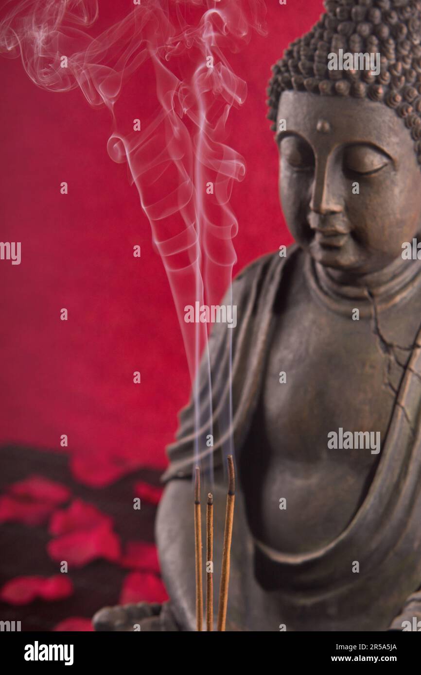 Flowers of incense sticks hi-res stock photography and images - Alamy