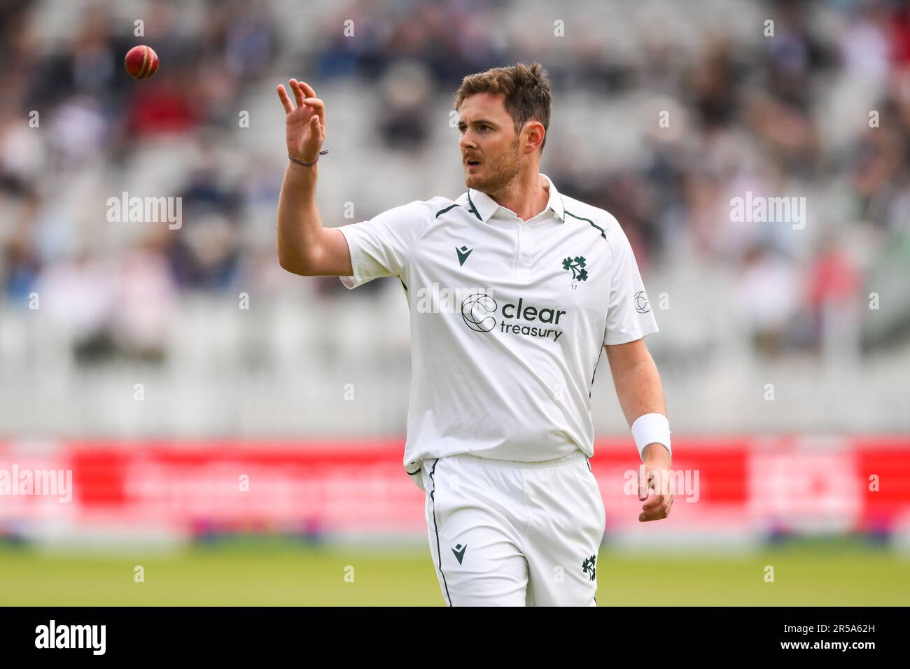 Mark Adair of Ireland during the LV= Insurance Test match Day 2 England ...