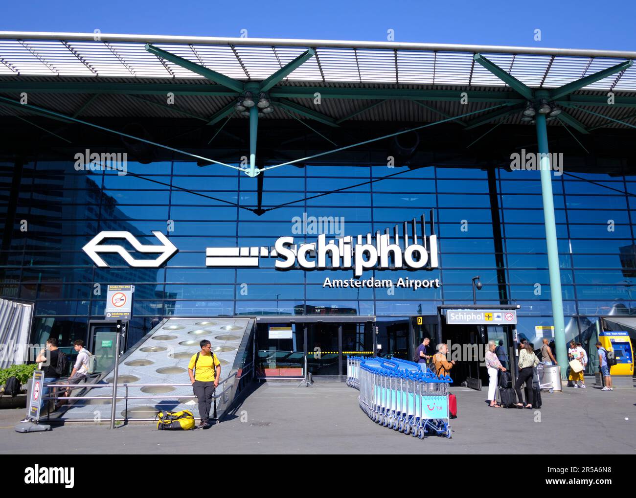 Amsterdam, The Netherlands - August 10 2022: Signage on the front of ...