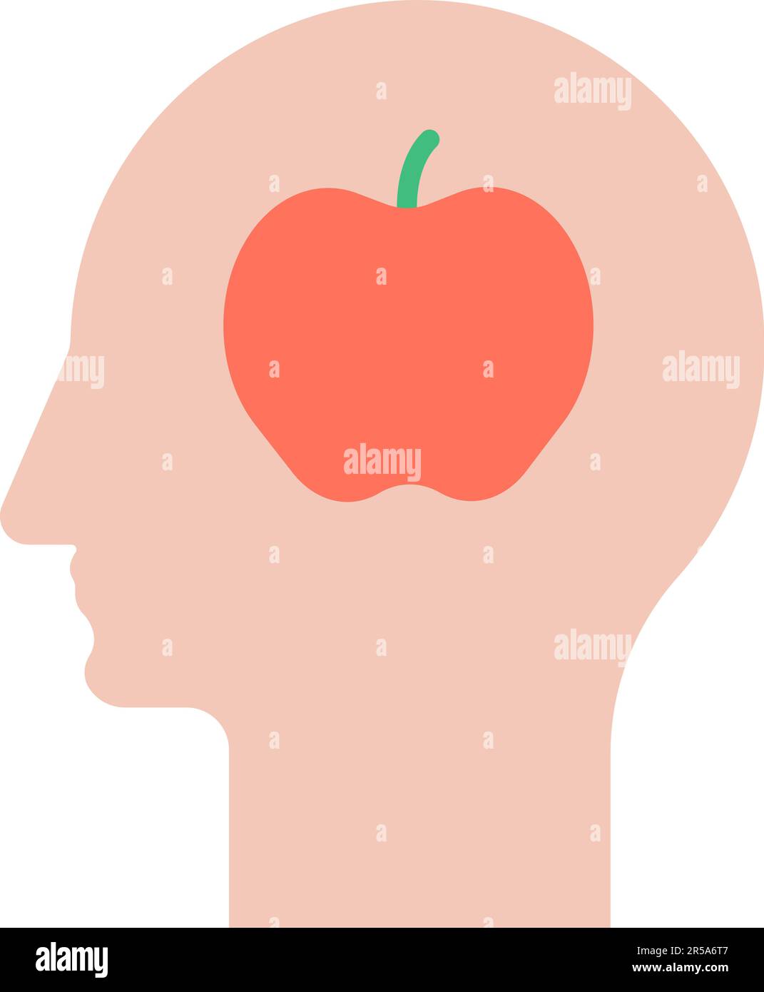Healthy Mind icon vector image Stock Vector Image & Art - Alamy