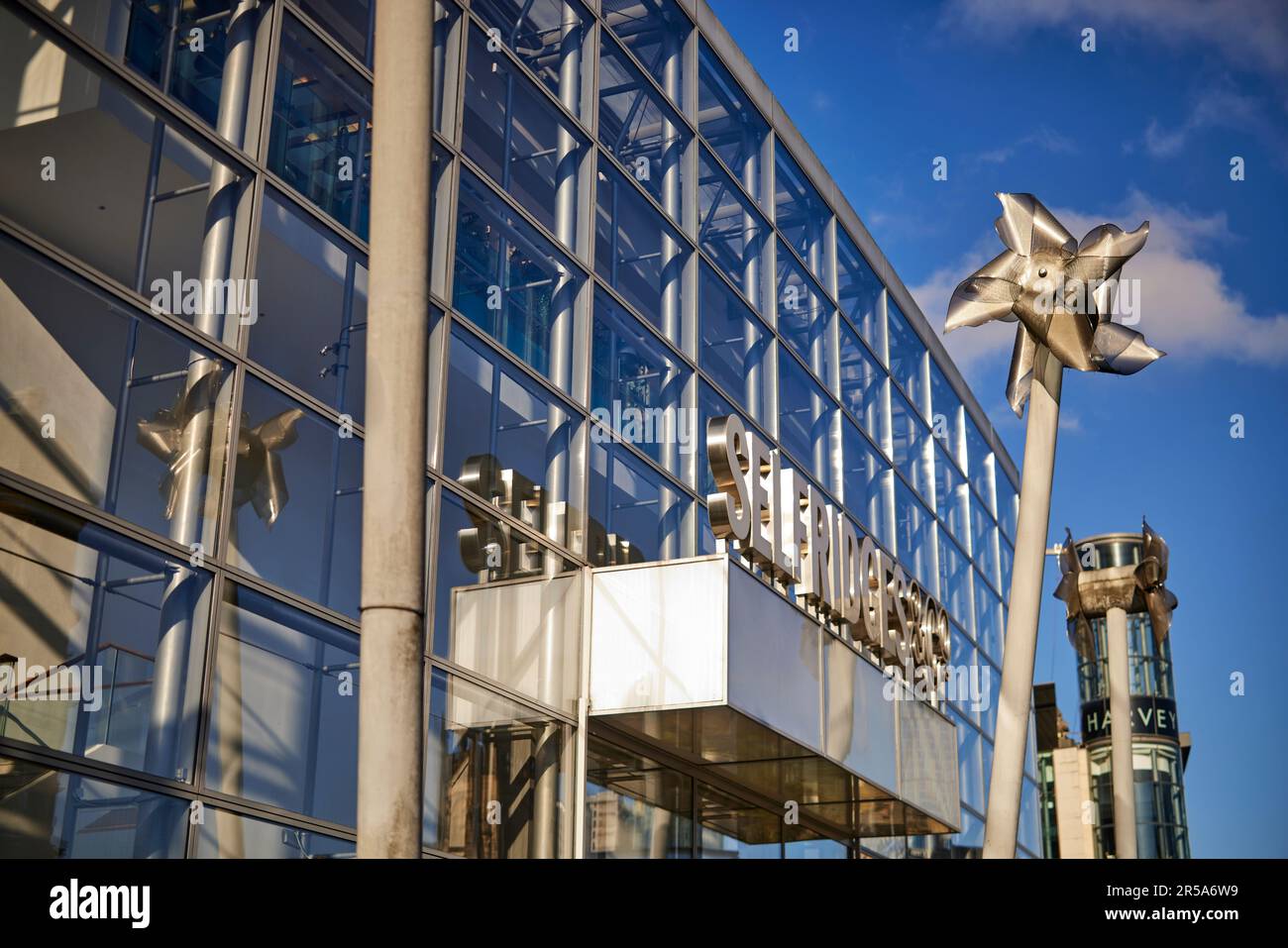 Manchester Harvey Nichols department store and Selfridges Stock Photo ...