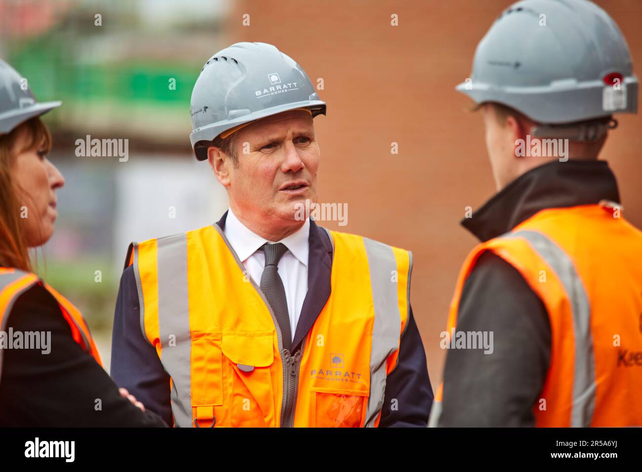 Keir Starmer Leader of the Labour Party and Angela Rayner Deputy Leader ...