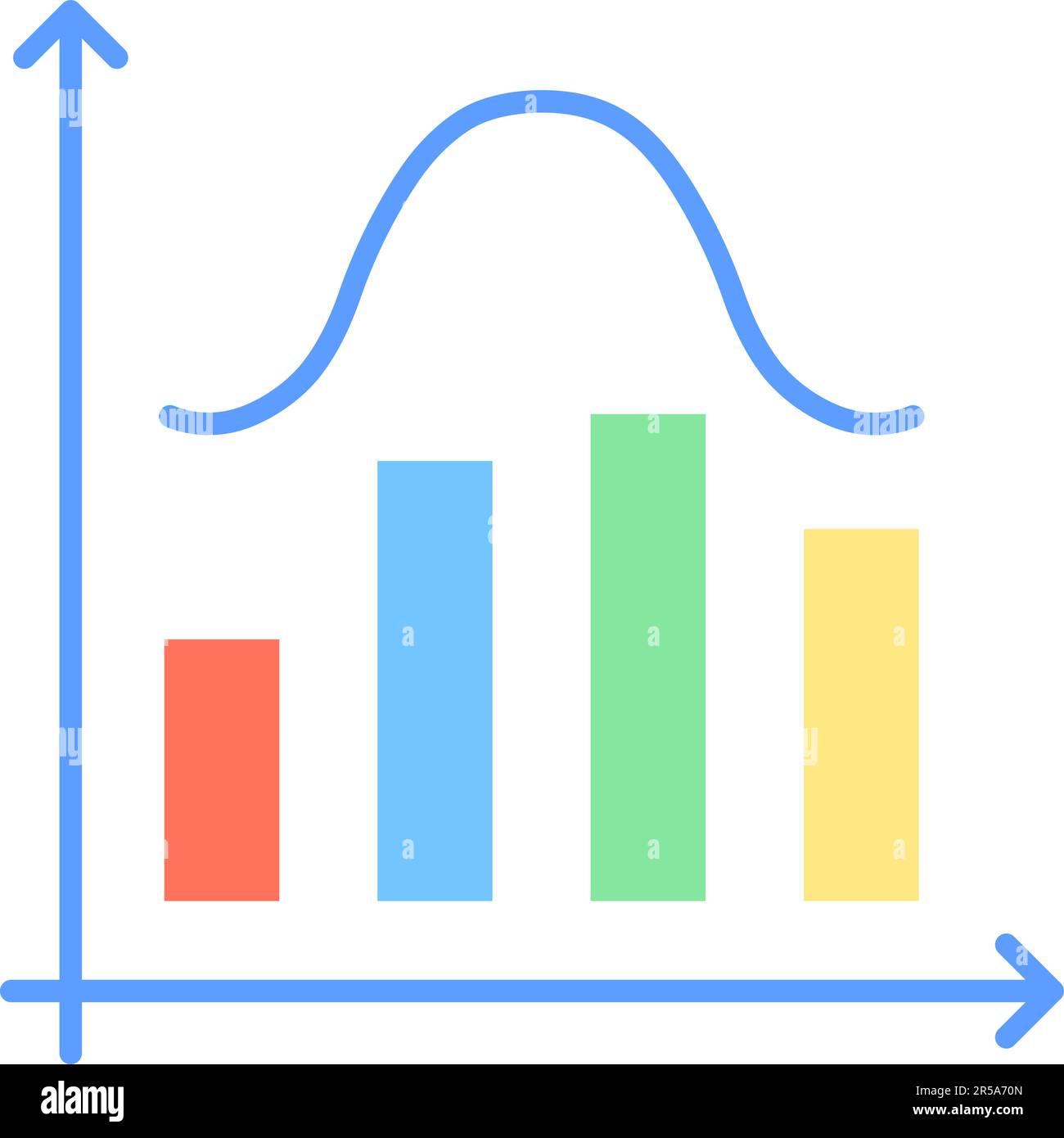 Histogram icon vector image Stock Vector Image & Art - Alamy