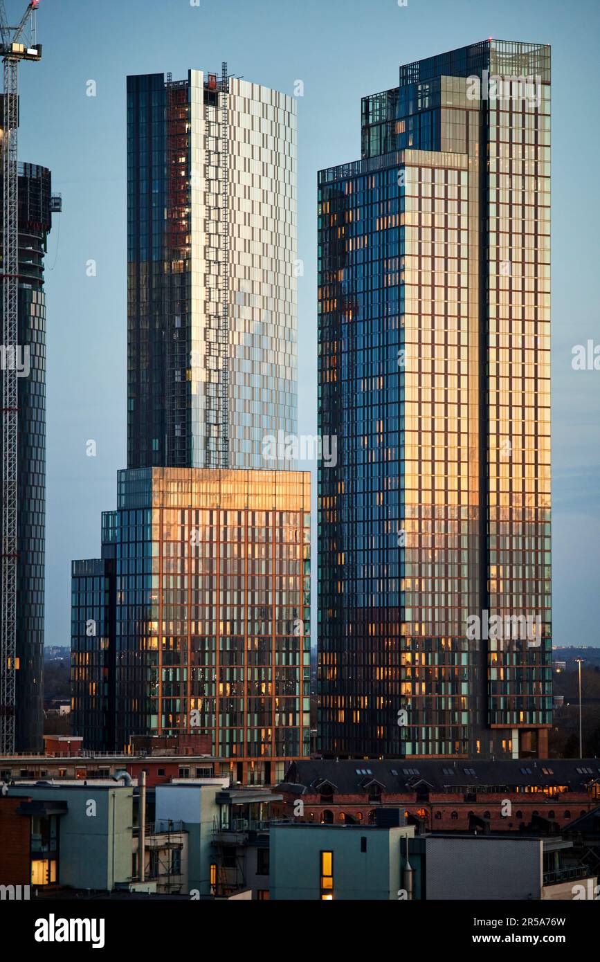 Deansgate Square, Renaker skyscraper cluster on the southern edge of ...