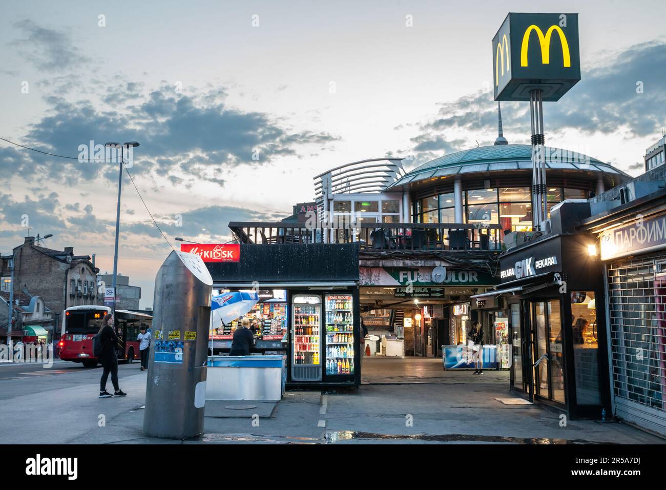 picture of an urban bus in Belgrade, Serbia, on the bus terminal of ...
