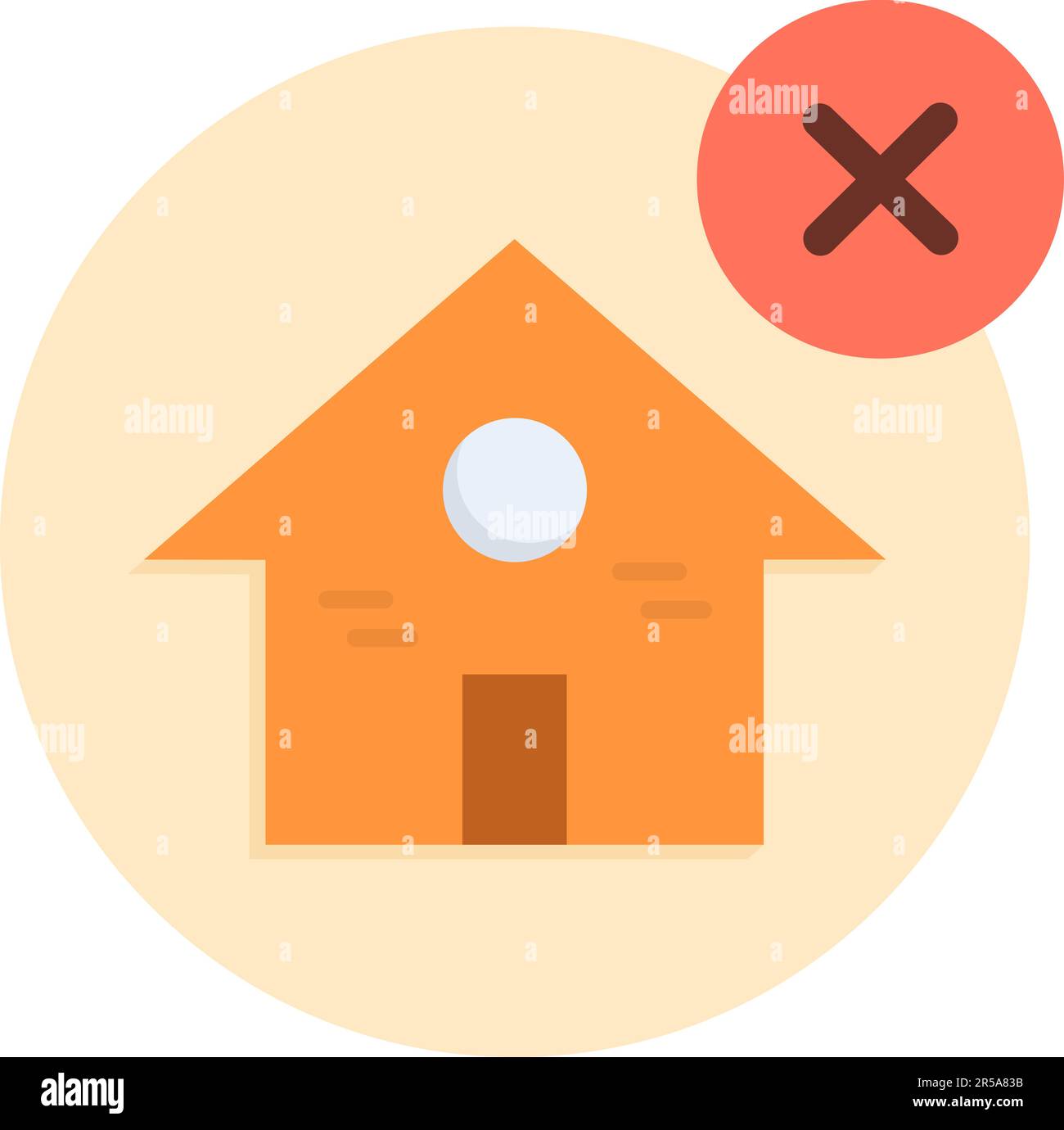 No House icon vector image Stock Vector Image & Art - Alamy