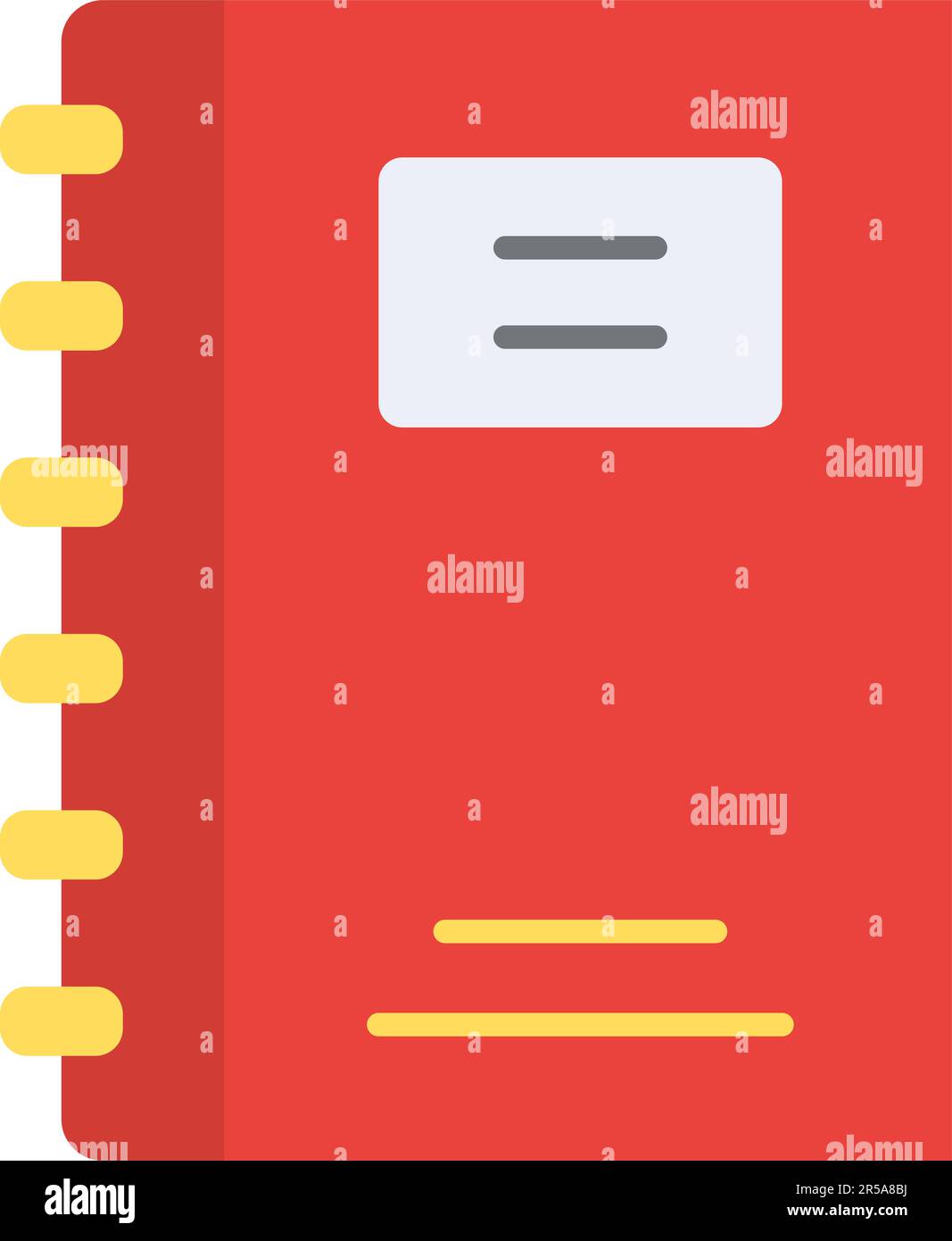 Note Book icon vector image Stock Vector Image & Art - Alamy