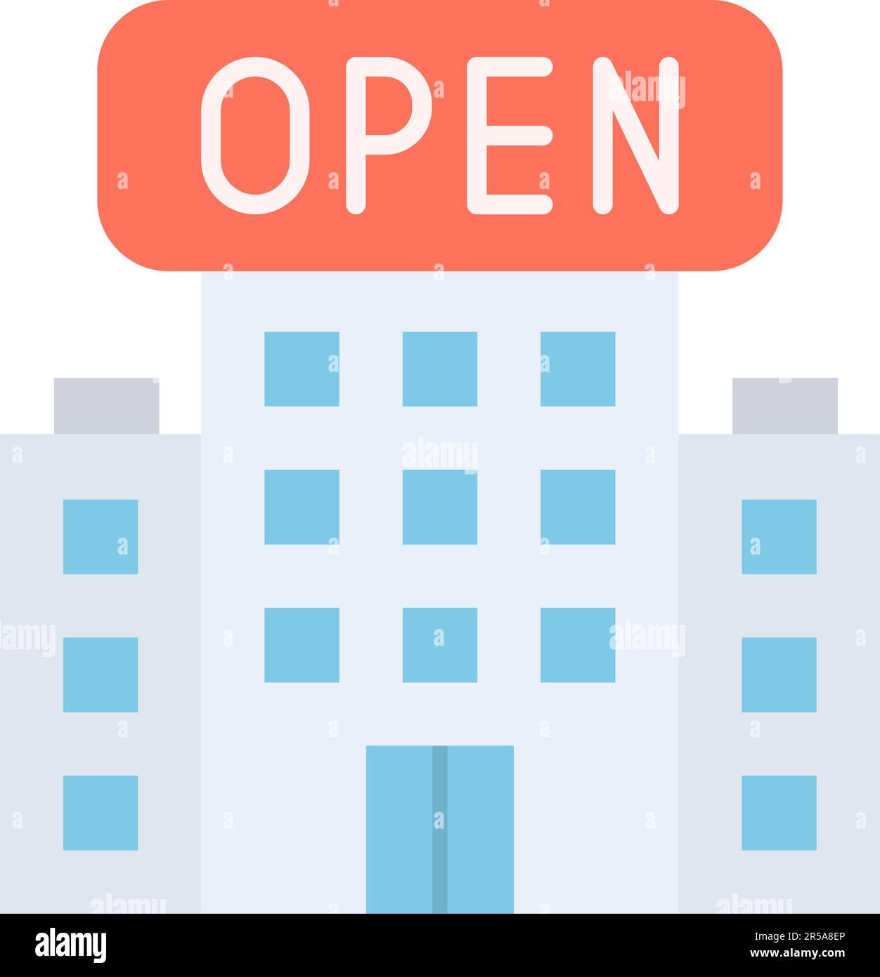 Open icon vector image Stock Vector Image & Art - Alamy