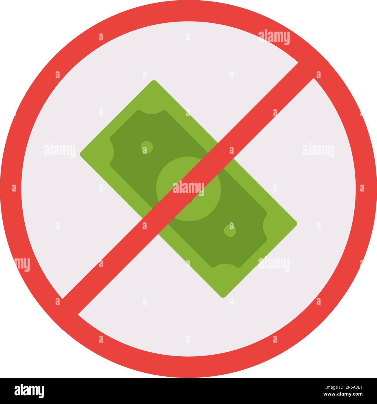 No Money icon vector image Stock Vector Image & Art - Alamy