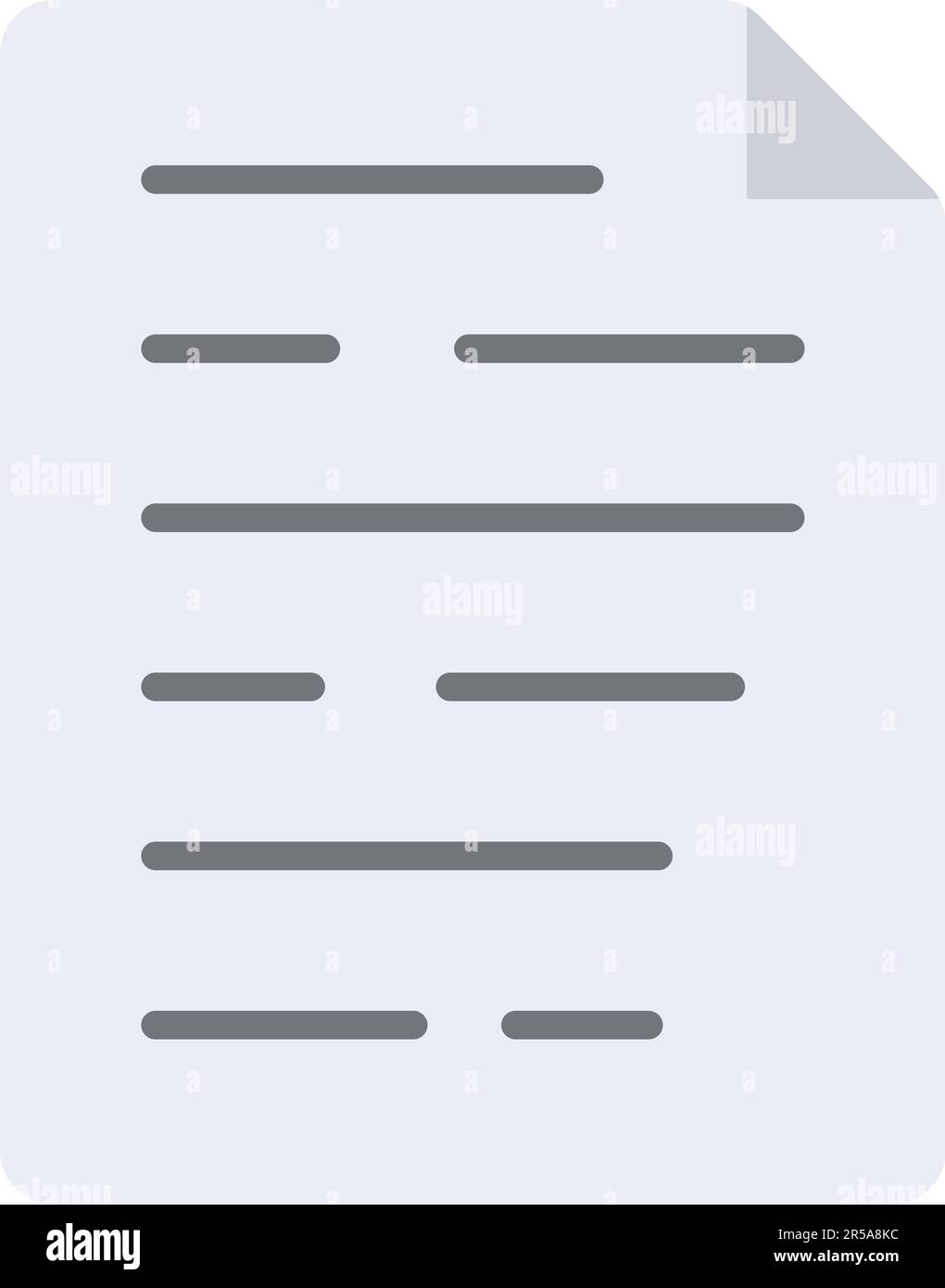 Paper icon vector image. Suitable for mobile application web ...