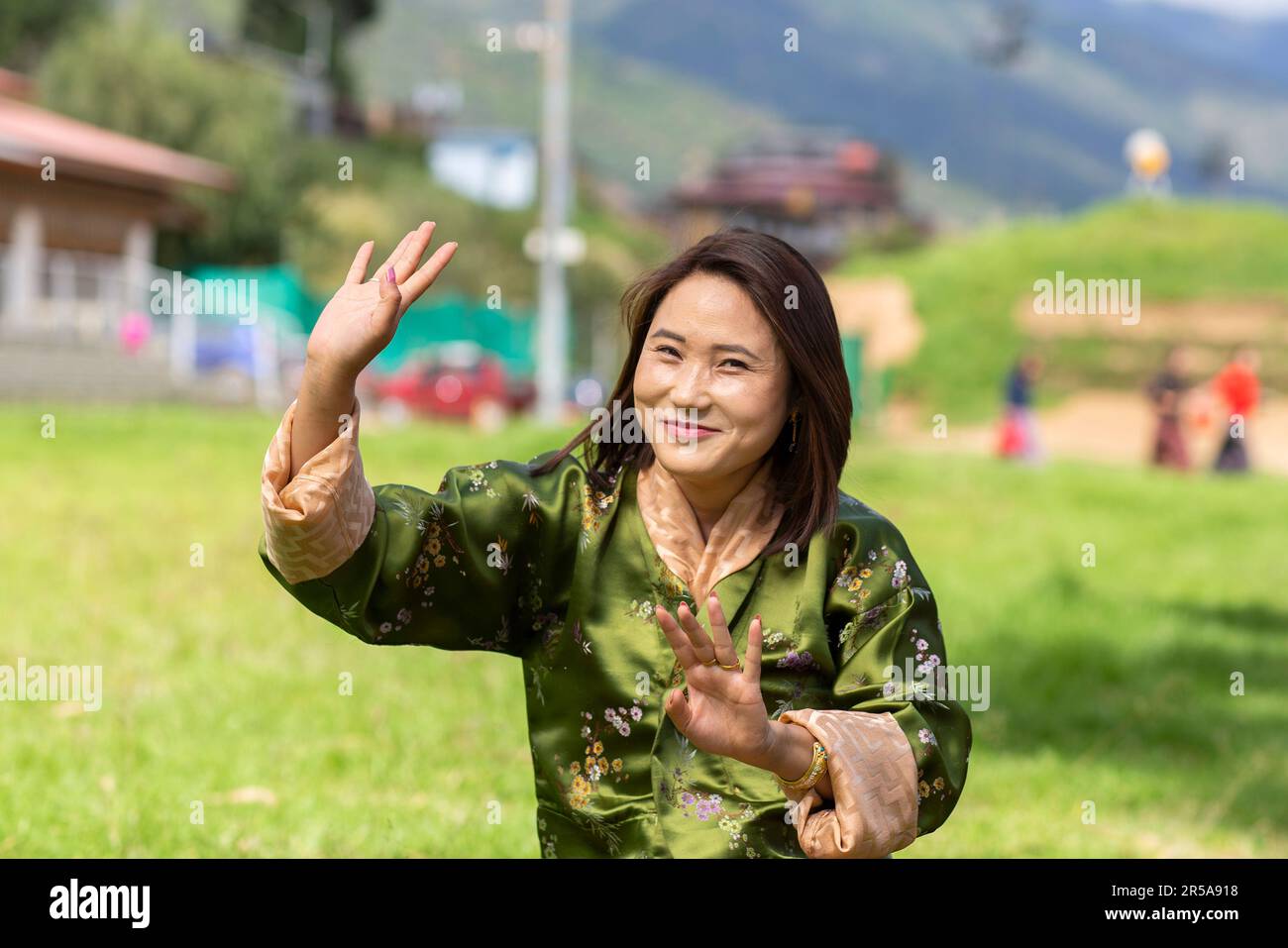 A performer from the Royal Academy of Performing Arts (RAPA) in Thimphu ...