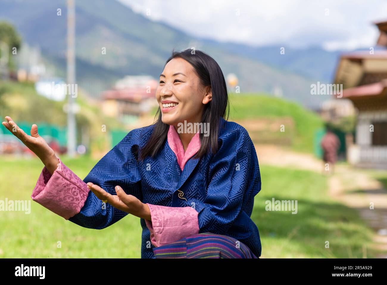 A performer from the Royal Academy of Performing Arts (RAPA) in Thimphu ...