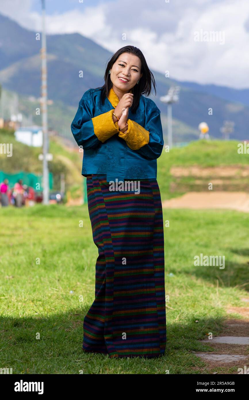 A performer from the Royal Academy of Performing Arts (RAPA) in Thimphu ...