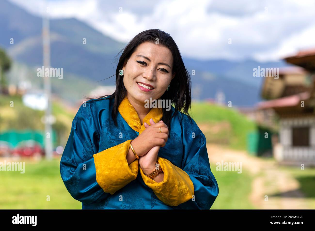 A performer from the Royal Academy of Performing Arts (RAPA) in Thimphu ...