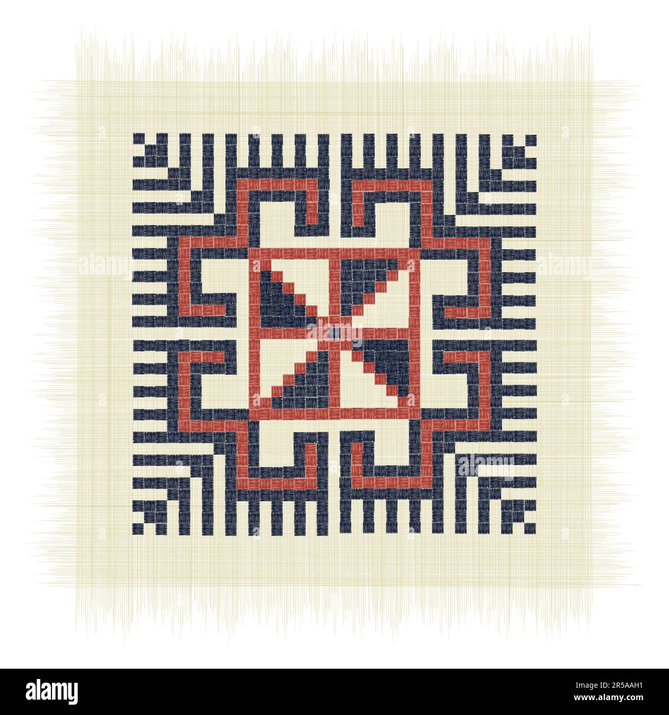 Palestinian embroidery symbol, vector illustration Stock Vector Image ...