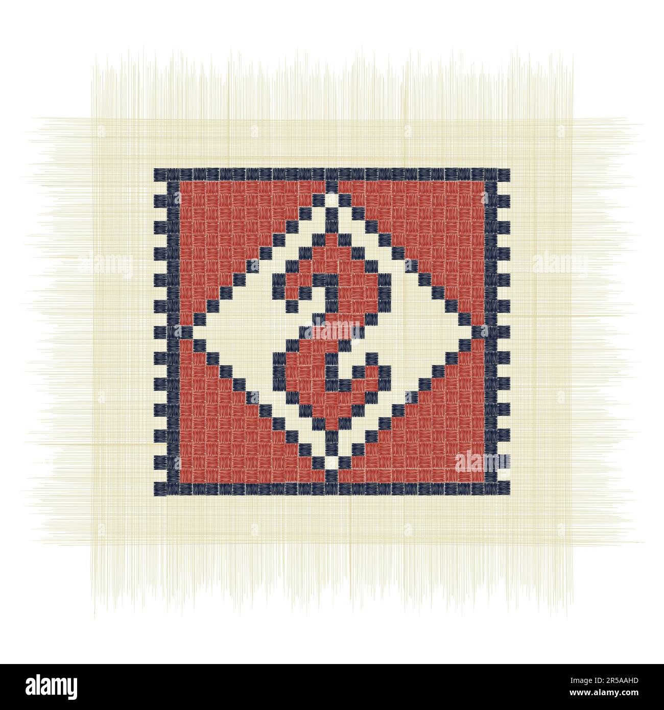Palestinian embroidery symbol, vector illustration Stock Vector Image ...
