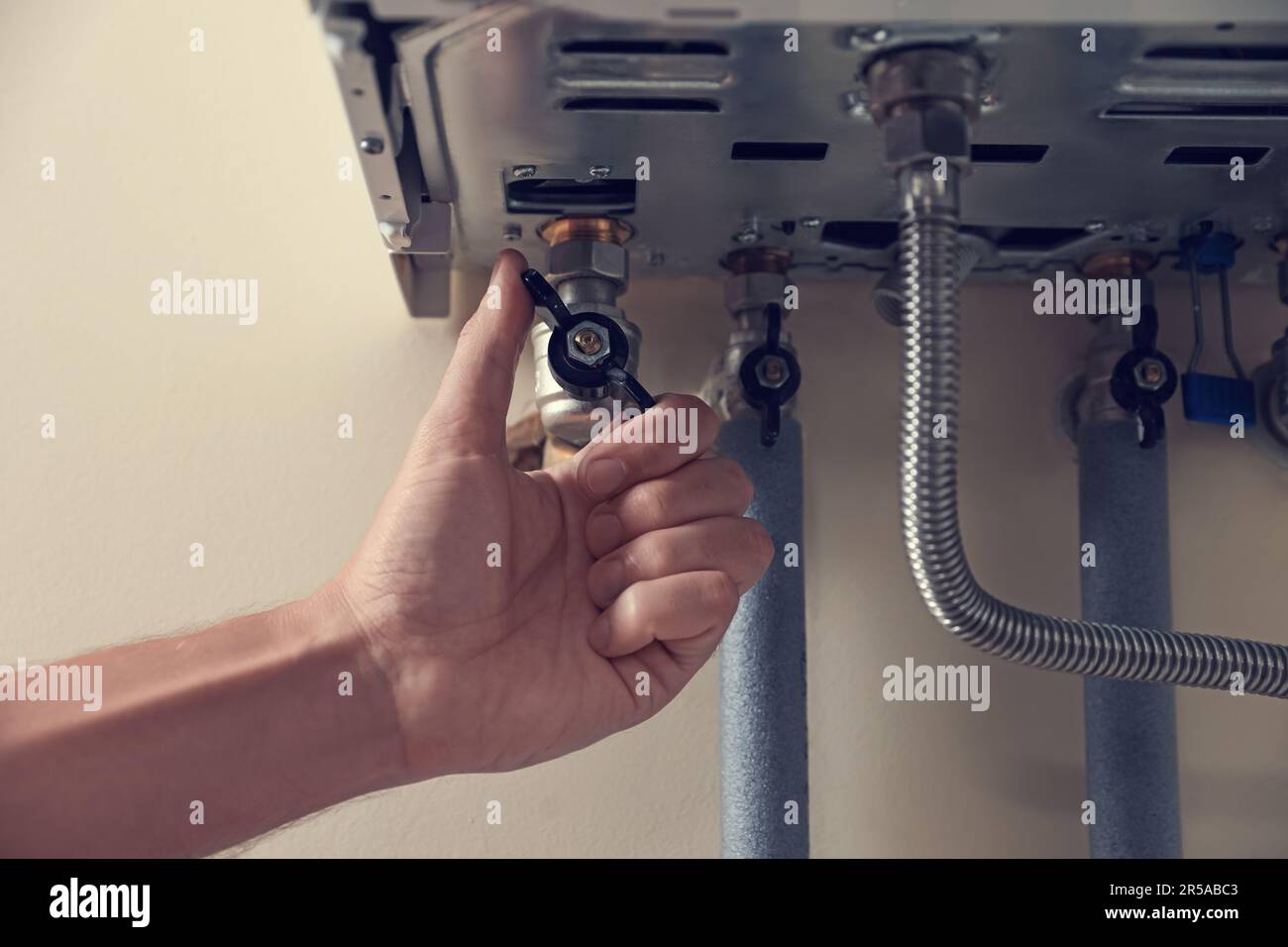 Turning on gas gas burning hi-res stock photography and images - Alamy