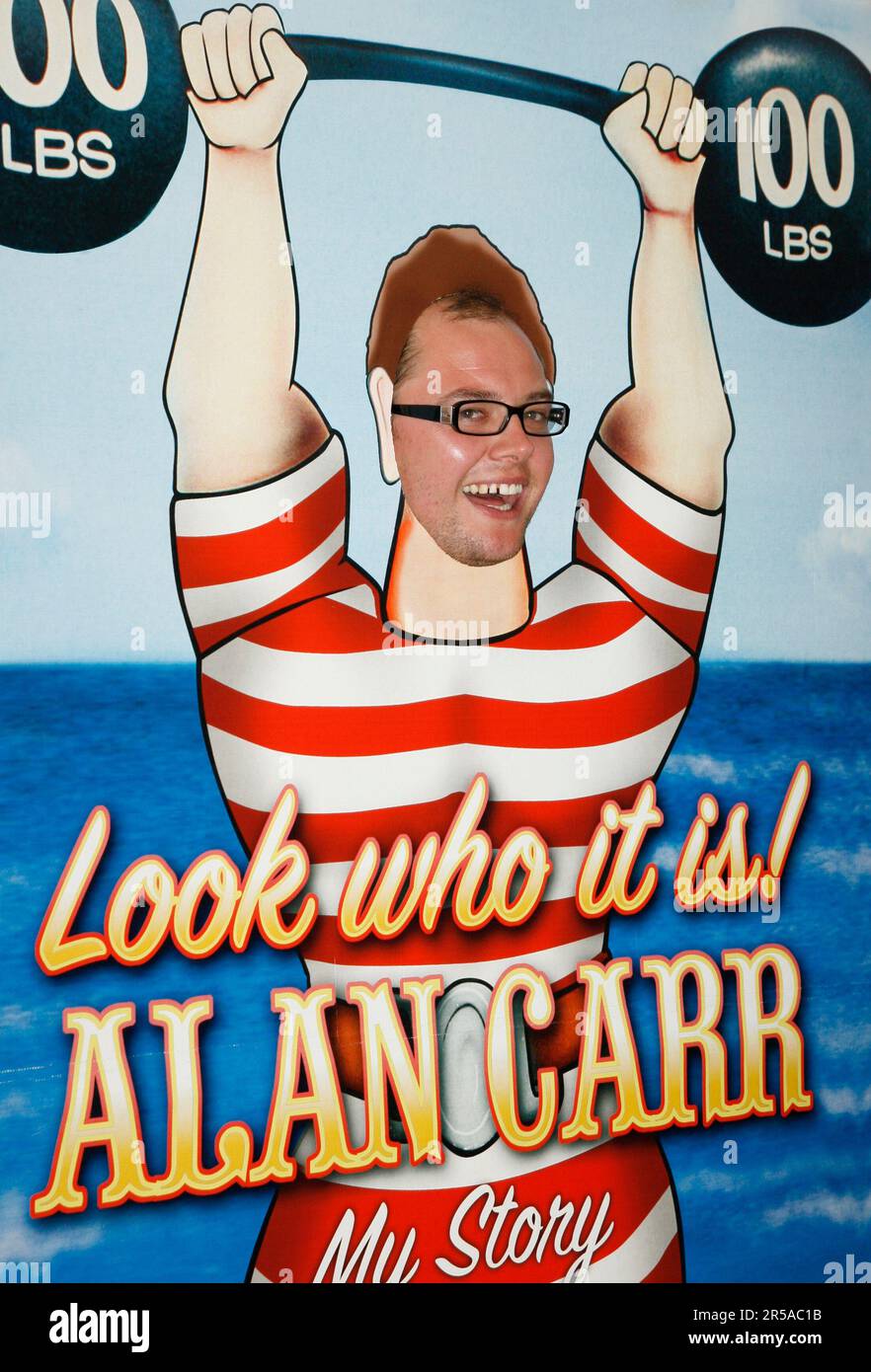 Comedian Alan Carr at the launch of his book 'Look who it is' at ...