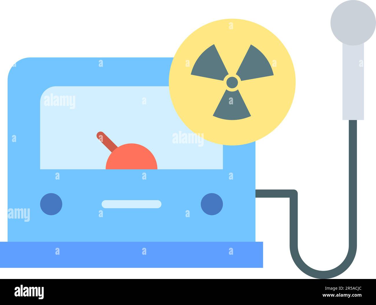 Radiation Detector icon vector image Stock Vector Image & Art - Alamy