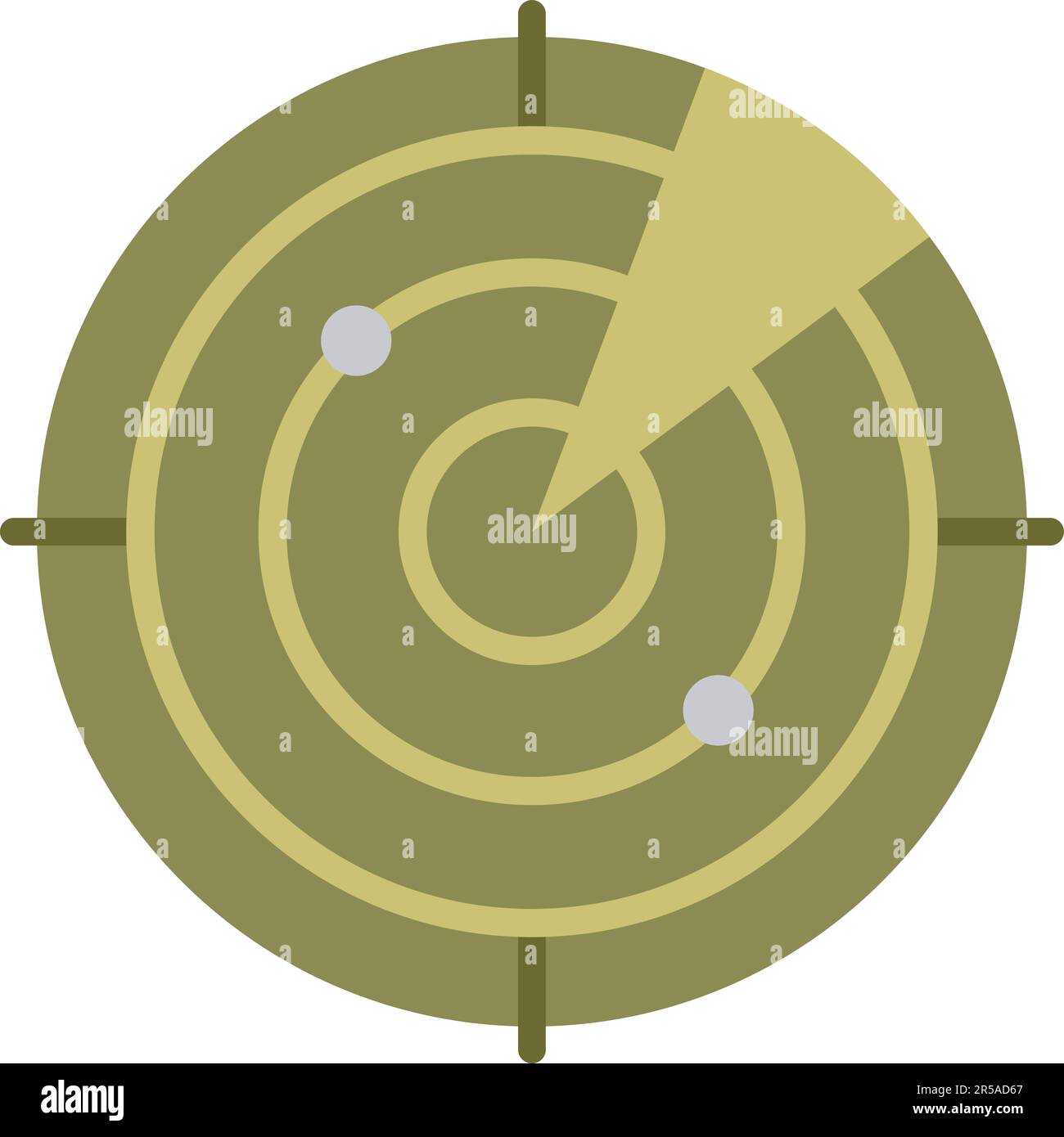 Radar detection icon outline hi-res stock photography and images - Alamy