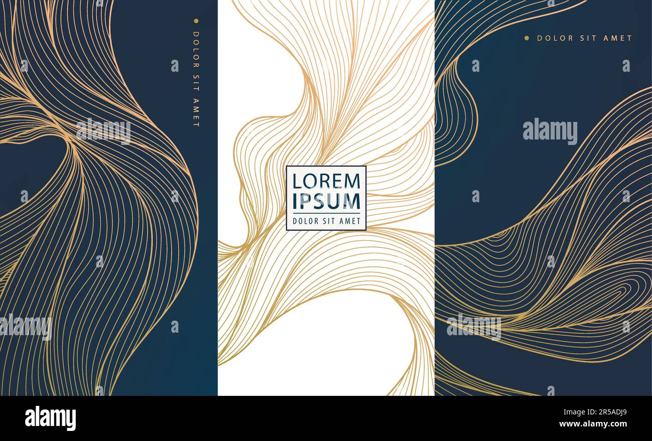 Set of vector design elements labels, frames, wedding invitations ...