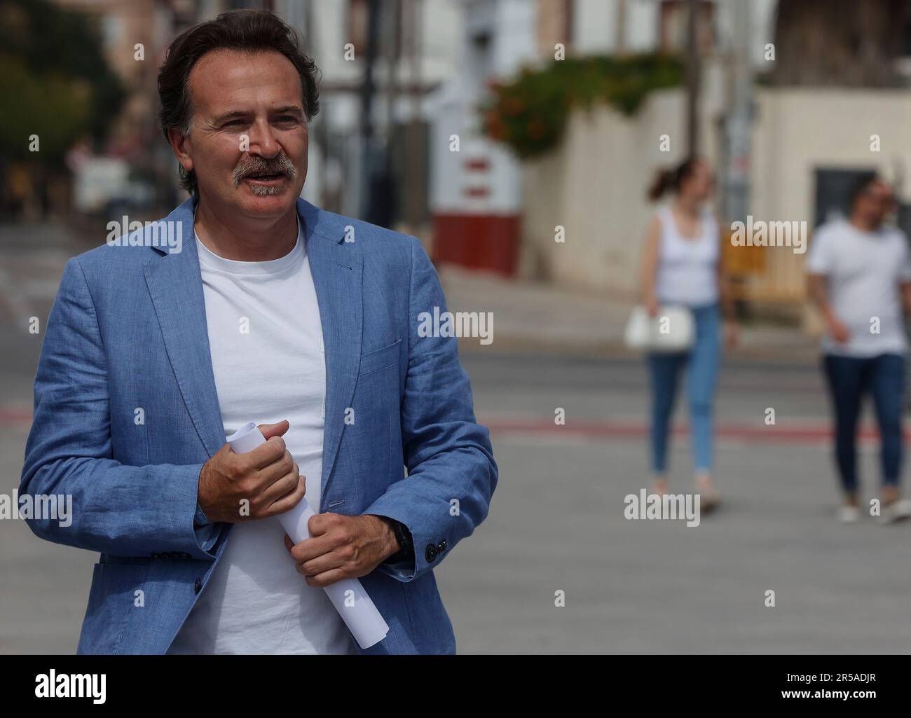 The acting councilor for Sustainable Mobility and Beaches, Giuseppe ...