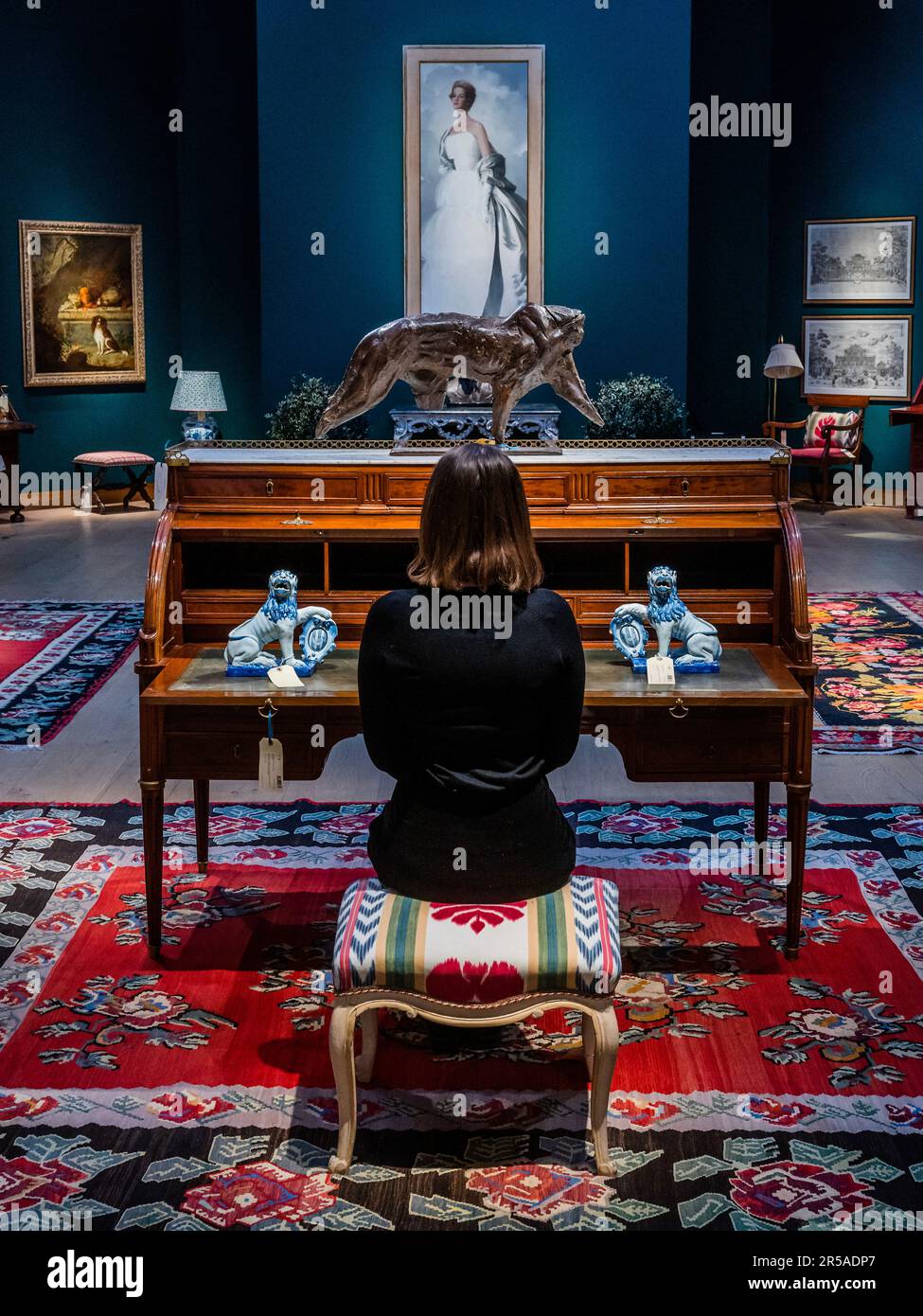 London, UK. 2nd June, 2023. RALPH COWAN, Portrait of Mary (Robin) Boyer ...