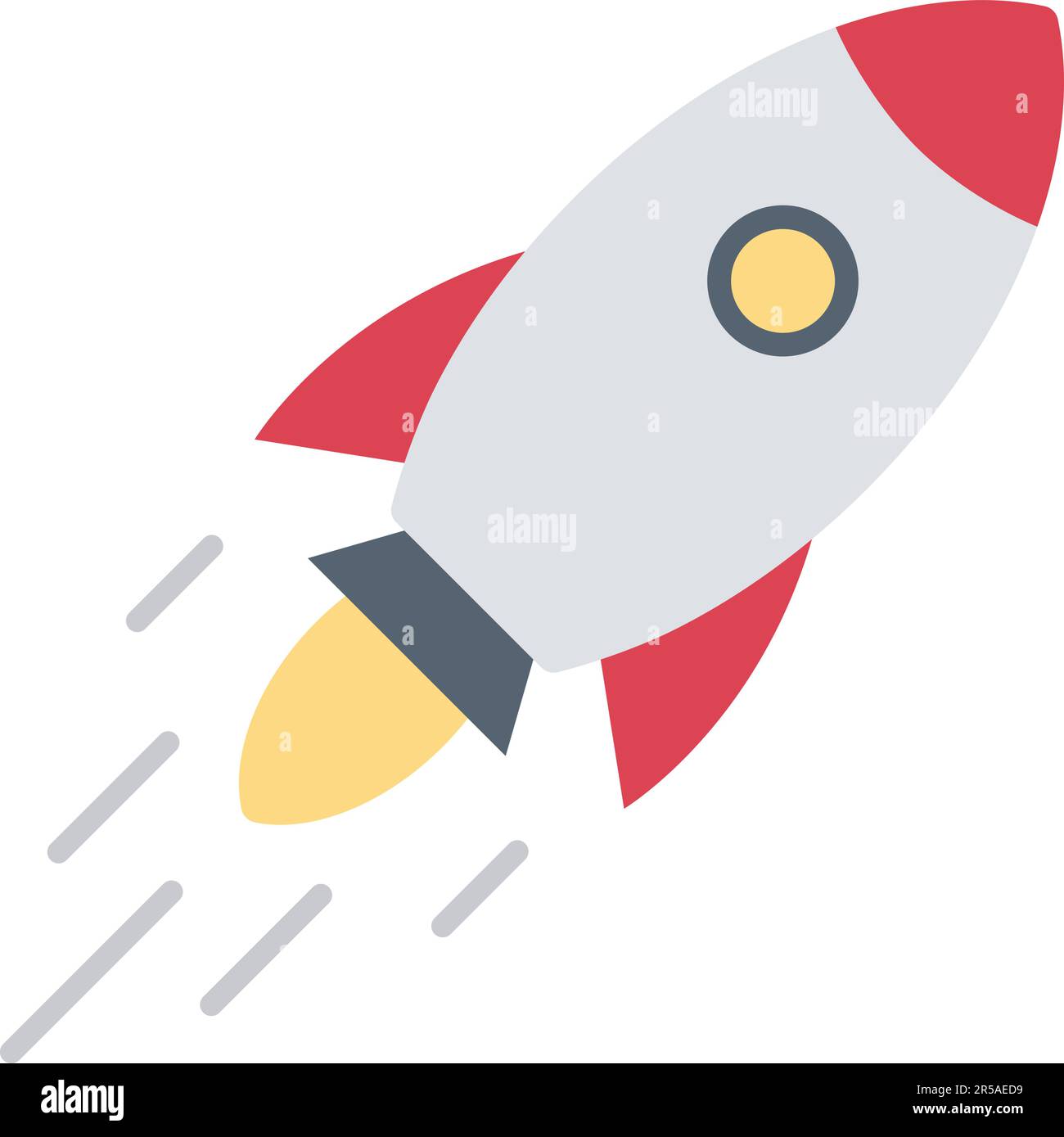 Rocket icon vector image. Suitable for mobile application web ...