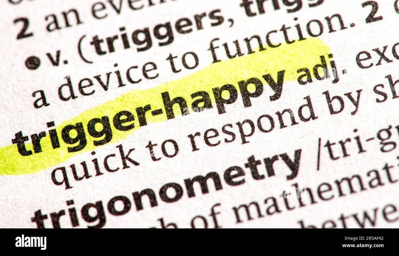 Trigger happy hi-res stock photography and images - Alamy