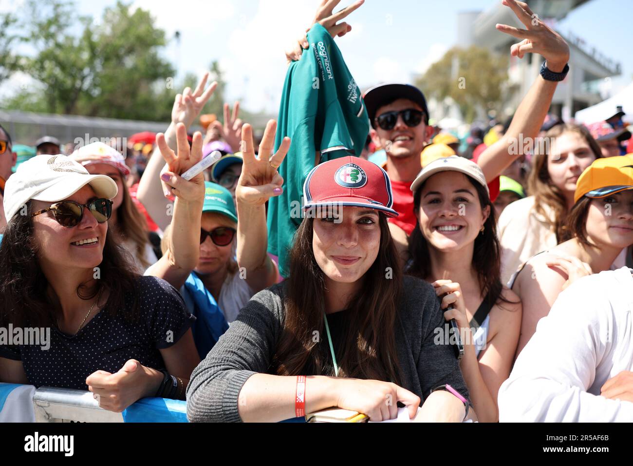 Barcelona, Spain. 02nd June, 2023. Alfa Romeo F1 Team Fan at the ...