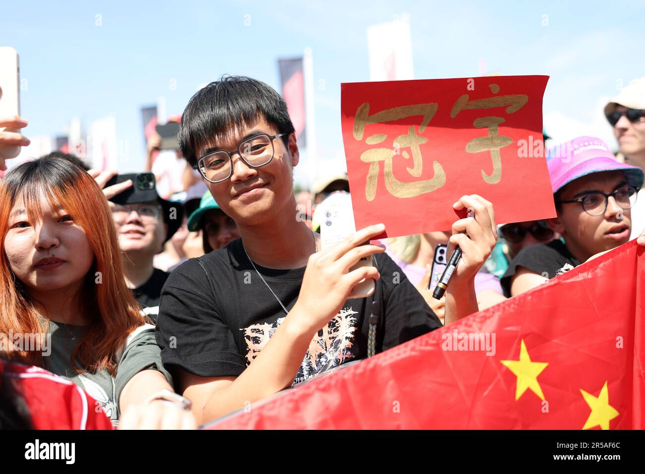 Barcelona, Spain. 02nd June, 2023. Zhou Guanyu (CHN) Alfa Romeo F1 Team ...
